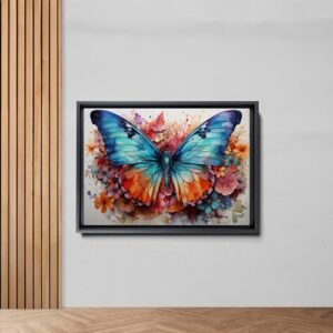 Abstract Painting Buy Canvas Wall Art, Butterfly Painting Art, Butterfly canvas, bedroom Butterfly wall art,Watercolor abstract Butterfly canvas painting