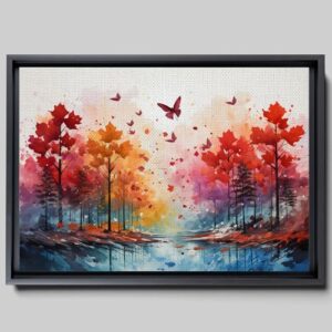 abstract painting buy canvas wall art, butterfly painting art, butterfly canvas, bedroom butterfly wall art,watercolor abstract butterfly canvas painting