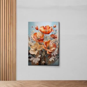 Samsung Frame TV Art, Abstract Flowers print, Floral print, Spring Flowers print, print print, Flower Art for Frame TV, Canvas Prints, Art Print