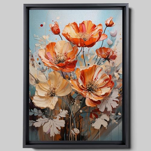 Samsung Frame TV Art, Abstract Flowers print, Floral print, Spring Flowers print, print print, Flower Art for Frame TV, Canvas Prints, Art Print