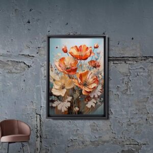 Samsung Frame TV Art, Abstract Flowers print, Floral print, Spring Flowers print, print print, Flower Art for Frame TV, Canvas Prints, Art Print