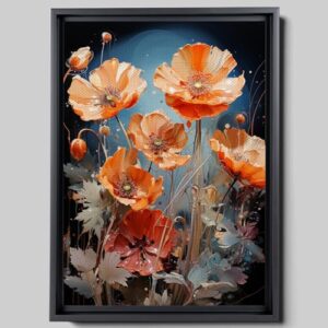 samsung frame tv art, abstract flowers print, floral print, spring flowers print, print print, flower art for frame tv, canvas, art print