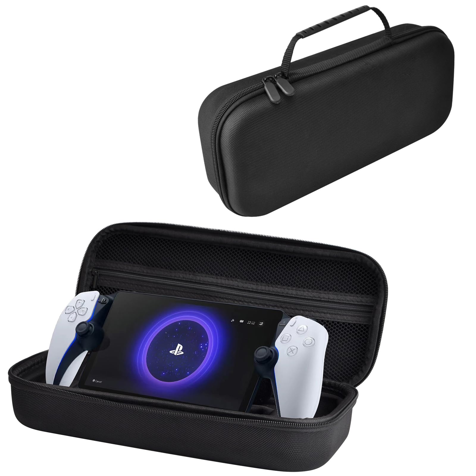 YipuVR Hard Carrying Case for Play Station Portal Remote Player,Waterproof Storage Bag Compatible with New PS Portal 5 Handheld Game Consoles,EVA Travel Storage Case-Only Case