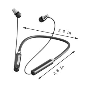 OAVQHLG3B Wireless Earbuds Bluetooth Headphone Neckband Bluetooth 5.1 Headphones,HD Stereo Wireless Sports Earphones,Around Neck Bluetooth Headphones Noise Cancelling Mic Wireless Earphones