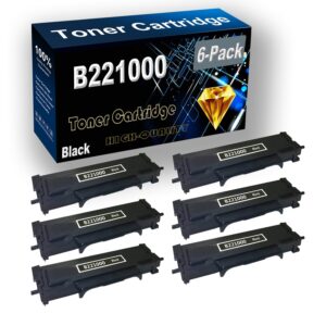 kolasels remanufactured toner cartridge replacement for b2236 mb2236 | b221000 for b2236dw, mb2236adw printer (6-pack black)