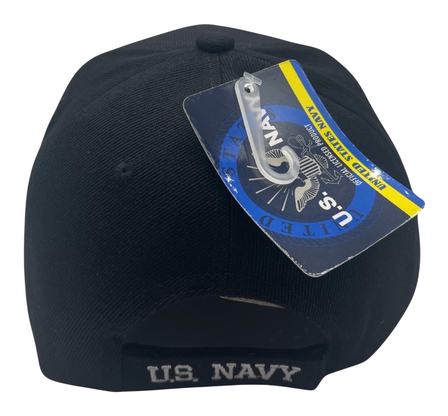 US Navy Official Licensed Premium Quality Military Baseball Cap (US, Alpha, One Size, Black Anchor Logo)