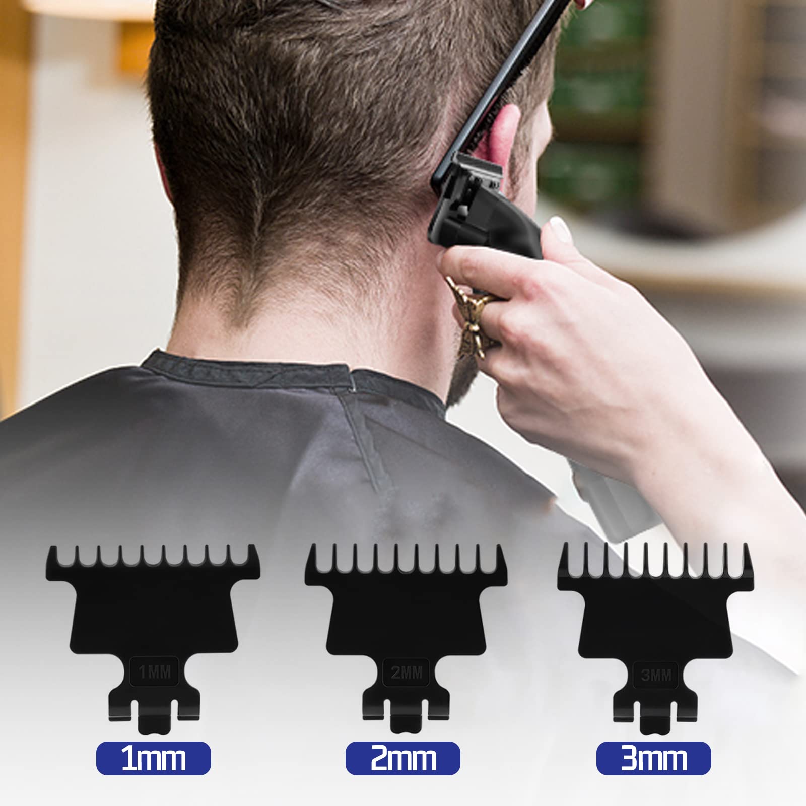 KEMEI Hair Clipper and Shaver Set Professional Cordless Hair Trimmer for Men, Electric Beard Trimmers Double foil shavers, Barber Clipper Hair Cuttings Kit, KM-2299, KM-1102