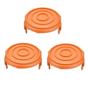 tolxh pack of 3#50019417 grass trimmer spool cover for corded electric string trimmers p9k8 replacement part new for worx