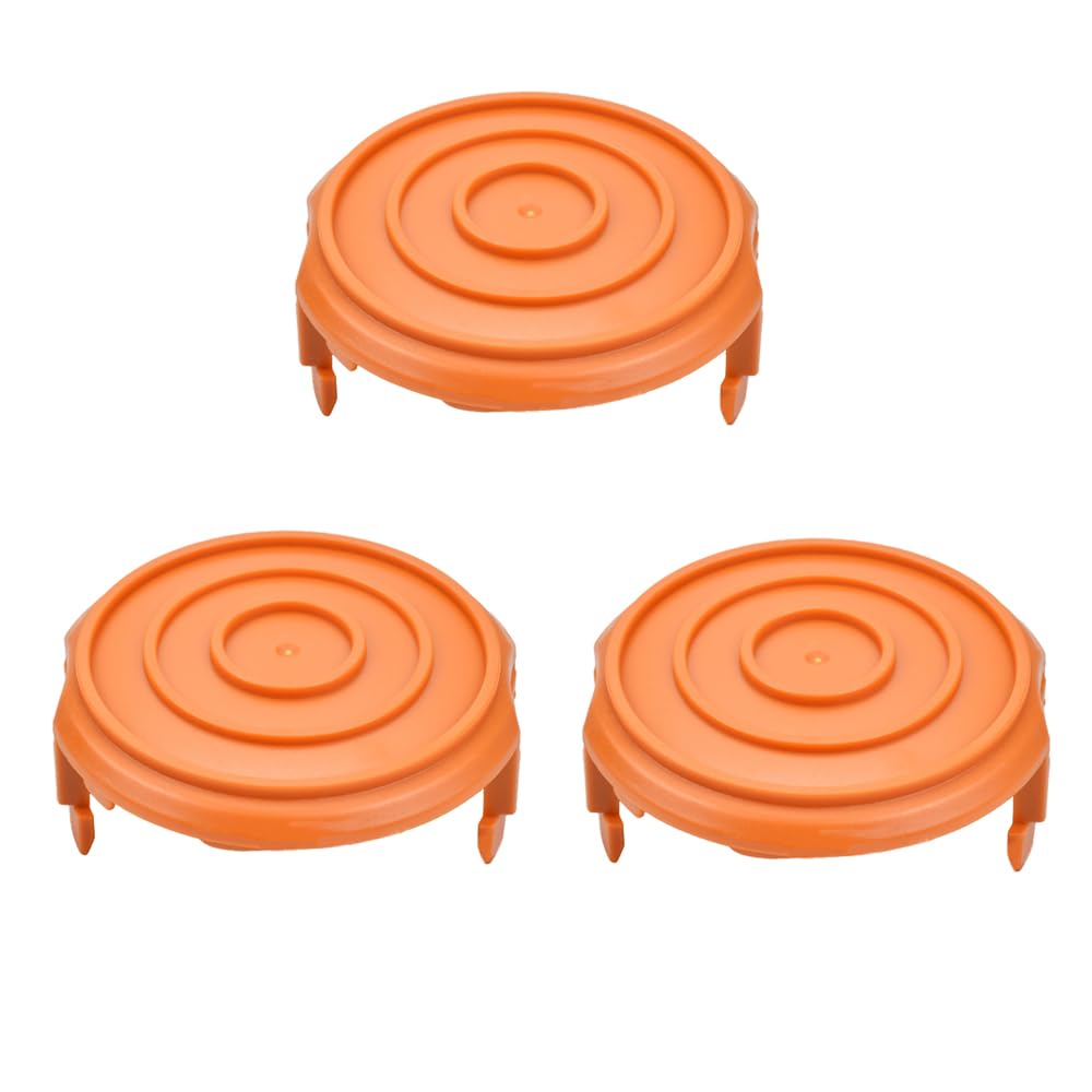 Tolxh Pack of 3#50019417 Grass Trimmer Spool Cover for Corded Electric String Trimmers P9K8 Replacement Part New For Worx