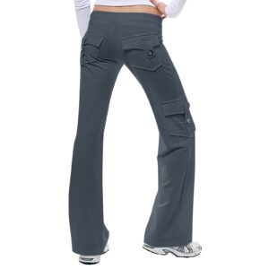 gift cards deals of The day clearance prime Womens Bootcut Yoga Pants with Cargo Pockets Stretchy Palazzo Pants Long Ladies Wide Leg Workout Pants Baggy Cargo Sweat Pants urban outfitters dupes