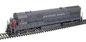 atlas ho scale ge u28c (dcc/loksound) southern pacific/sp (bloody nose) #7155