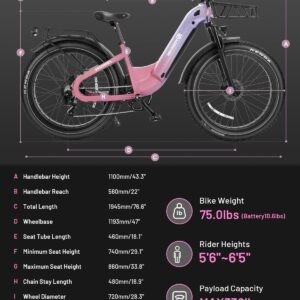 FD FREEDARE Eden Electric Bike Adults GPS Smart App Control 750W BAFANG Motor 48V 20Ah Samsung Battery Fat Tire Ebike,Torque Sensor Electric Bicycle,90Miles Range,28MPH Max Speed UL Certificate