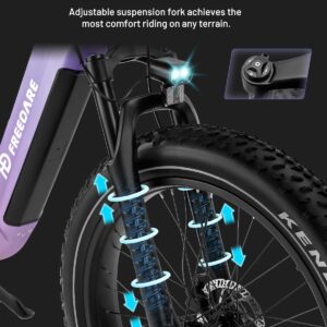 FD FREEDARE Eden Electric Bike Adults GPS Smart App Control 750W BAFANG Motor 48V 20Ah Samsung Battery Fat Tire Ebike,Torque Sensor Electric Bicycle,90Miles Range,28MPH Max Speed UL Certificate