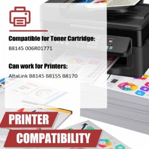 High Yield Replacement B8145 Toner Cartridges Compatible for Xerox B8145 006R01771 Toner Cartridge Work for Xerox AltaLink B8145 B8155 B8170 Printers