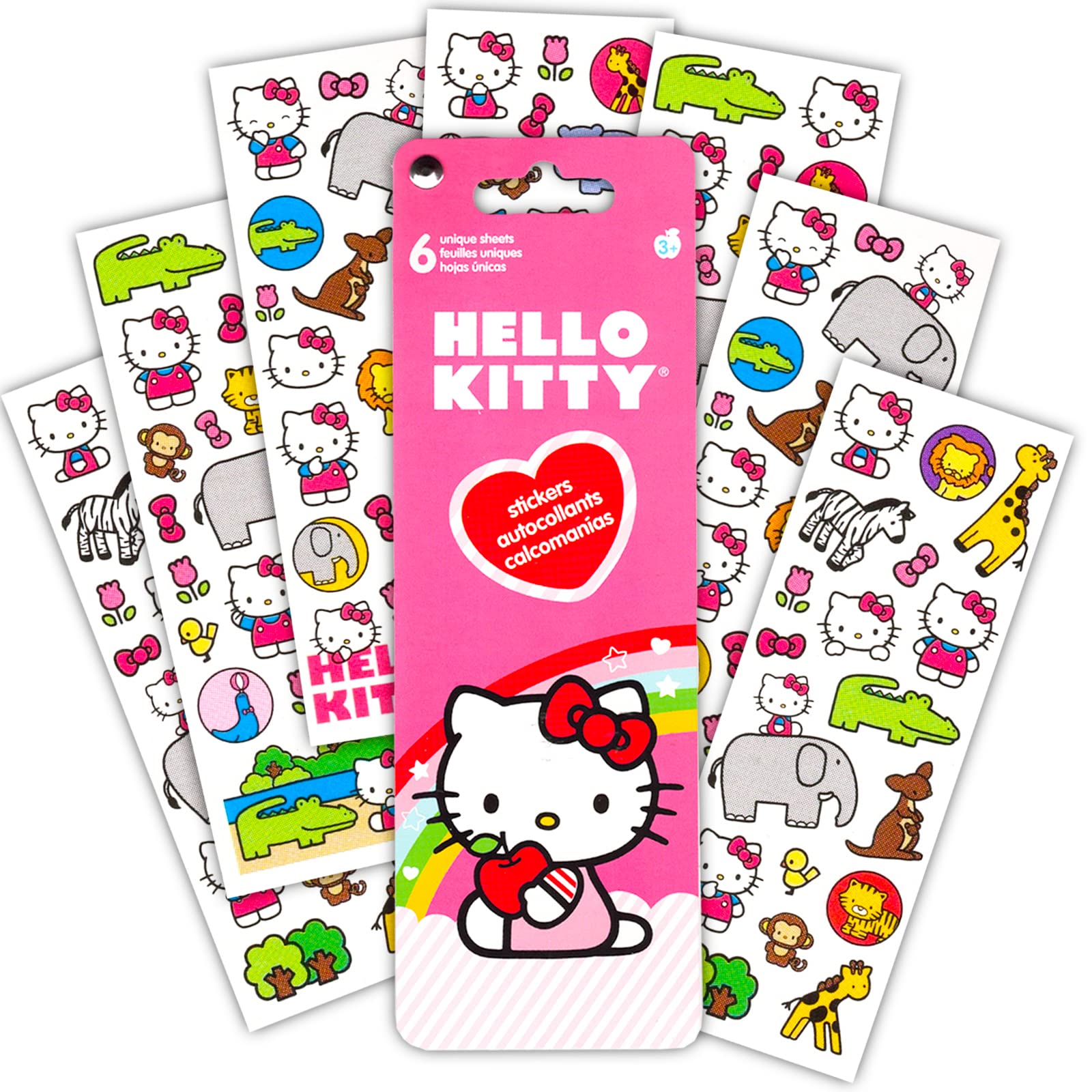 Hello Kitty and Friends My Melody Plushie Set - Bundle with 14" My Melody Plush Doll with Carrying Straps Plus Stickers and More | Hello Kitty and Friends Gifts