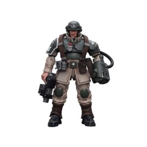 joytoy warhammer 40k: astra militarum cadian command squad veteran sergeant with power fist 1:18 scale figure