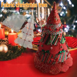 2023 New Christmas Tree Sewing Template Set - 8/12/15 Inch Handmade Christmas Tree Quilting - Christmas Tree Sewing Pattern Template,Quilting Template (All(8in+12in+15in))