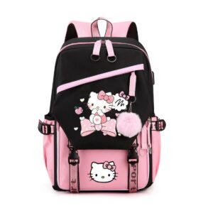 ruilihiao casual laptop backpack usb port university student school bag boys girls bookbag travel school bag