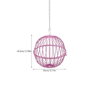 Rabbit Feeding Cage Feed Dispenser Ball Bunny Feeder Balls Rabbit Grass Feeder Ball Hamster Cage Feeder Feed Dispenser Toy Rabbit Hanging Grass Ball Guinea Feeder Rabbit Supply