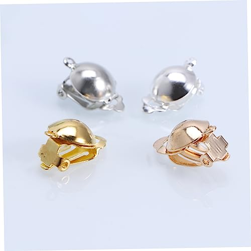 COHEALI 80pcs DIY Earrings Earring Accessories Clip-on Earrings Piercing Earrings Jewelry Findings Earrings Post Earring Converter Beautiful Ear Clip Ear Clips Accessories Circled Supplies