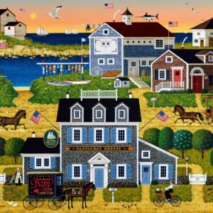 Buffalo Games - Charles Wysocki - Witch's Bay - 1000 Piece Jigsaw Puzzle for Adults Challenging Puzzle Perfect for Game Nights - Finished Puzzle Size is 26.75 x 19.75