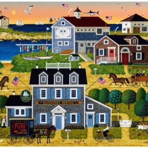 Buffalo Games - Charles Wysocki - Witch's Bay - 1000 Piece Jigsaw Puzzle for Adults Challenging Puzzle Perfect for Game Nights - Finished Puzzle Size is 26.75 x 19.75