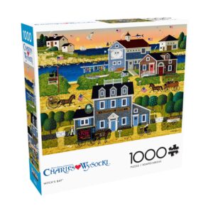 Buffalo Games - Charles Wysocki - Witch's Bay - 1000 Piece Jigsaw Puzzle for Adults Challenging Puzzle Perfect for Game Nights - Finished Puzzle Size is 26.75 x 19.75