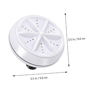 5pcs Rotate Scrubber Ultrasonic Turbines Washing Machine Washing Machine Mini Washer Washing Supplies Travel Washing Machine Mini Cleaner Portable Washer Travel Washer