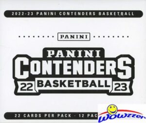 2022/23 panini contenders basketball jumbo fat cello massive box with 264 cards! look for rookies & autos of jabari smith, paolo banchero, chet holmgren, jaden ivey & many more! wowzzer!