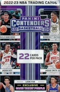 2022/23 Panini Contenders Basketball JUMBO FAT CELLO MASSIVE Box with 264 Cards! Look for Rookies & Autos of Jabari Smith, Paolo Banchero, Chet Holmgren, Jaden Ivey & Many More! WOWZZER!