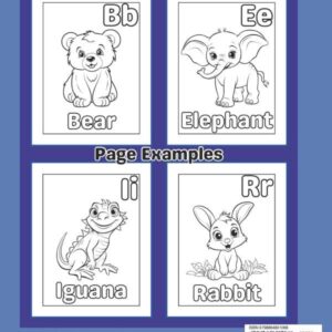 Animal Alphabet - ABC Coloring Book (Coloring Books)