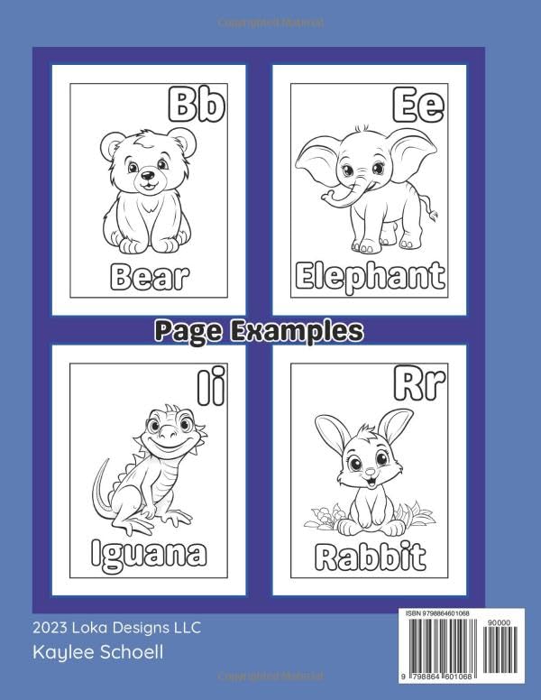 Animal Alphabet - ABC Coloring Book (Coloring Books)