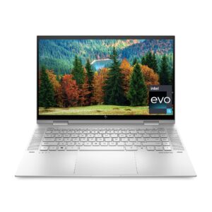 HP Envy 15.6” FHD 2-in-1 Touchscreen Laptop | Intel Core i5-1240P | Intel Iris Xe Graphics | 12GB RAM | 256GB SSD | Backlit | Fingerprint | Windows 11 Home | Bundle with Stylus Pen