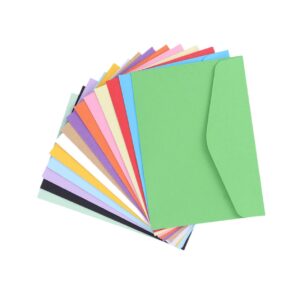 EXCEART 140 Pcs Postcard Envelope Invitation Cards Envelope Letter Envelopes Blank Greeting Cards Party Invitation Envelope Blank Cards Wedding Cards Simple Clamshell Folding Paper