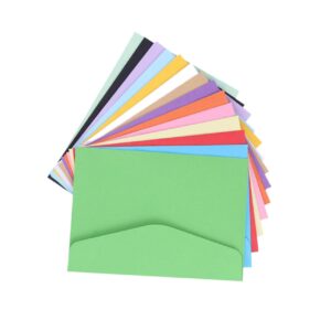 EXCEART 140 Pcs Postcard Envelope Invitation Cards Envelope Letter Envelopes Blank Greeting Cards Party Invitation Envelope Blank Cards Wedding Cards Simple Clamshell Folding Paper