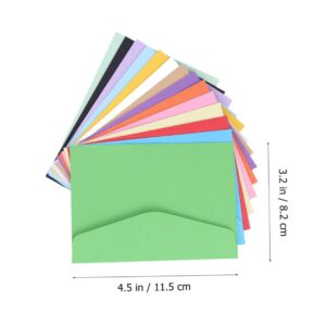 EXCEART 140 Pcs Postcard Envelope Invitation Cards Envelope Letter Envelopes Blank Greeting Cards Party Invitation Envelope Blank Cards Wedding Cards Simple Clamshell Folding Paper