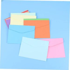 EXCEART 140 Pcs Postcard Envelope Invitation Cards Envelope Letter Envelopes Blank Greeting Cards Party Invitation Envelope Blank Cards Wedding Cards Simple Clamshell Folding Paper