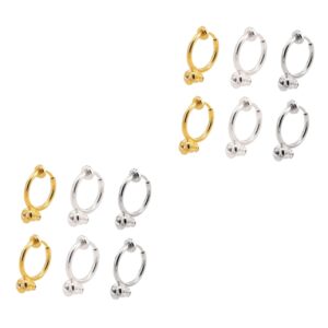 exceart 36 pcs cuff earrings ear rings earrings for unpierced ears ear cuff piercing wrap earrings ear cuff gold earrings backs for studs silver ear cuffs ear clips metal accessories