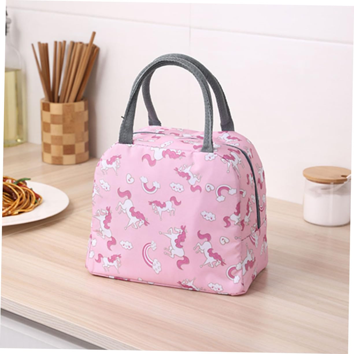 Gadpiparty Cooler Tote Bag Insulated Thermal Lunch Tote Thermal Organizer Lunch Purse Meal Prep Bag Thermal Picnic Tote Lunch Cooler Bag Cooler Lunch Camping Coolers Food Travel Wallet