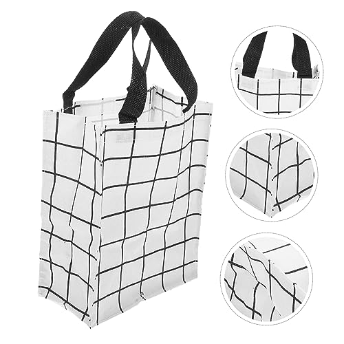 OKUMEYR Waterproof Lunch Box Bag Lunch Tote Bag Picnic Bag Thermal Lunch Bags Wear-resist Lunch Bag Thermal Lunch Organizer Insulated Grocery Bags Eco Bag Canvas Shopping