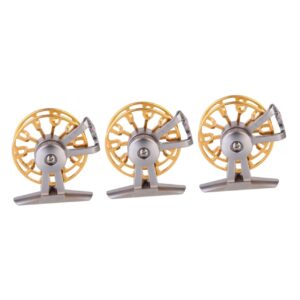 3 pcs fly fishing reel fishing wheel metal fishing reel fishing gear