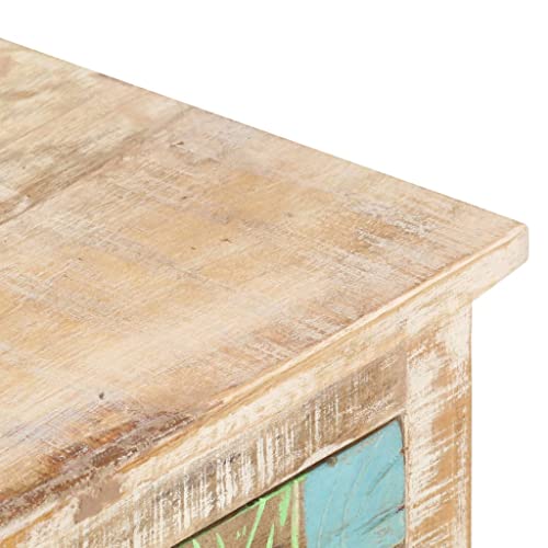 QJBSAVVA Coffee Table 39.4"x21.7"x15.7" Rough Acacia Wood,Center Table Low Table Folding Table Entrance Table Suitable for Meeting Rooms, Reception Rooms, Offices