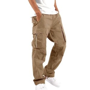 prime deal of the day today only mens fleece lined work trousers sweatpants with long strings fleece joggers for men mens christmas joggers mens active trousers tan trousers mens dressy long pants