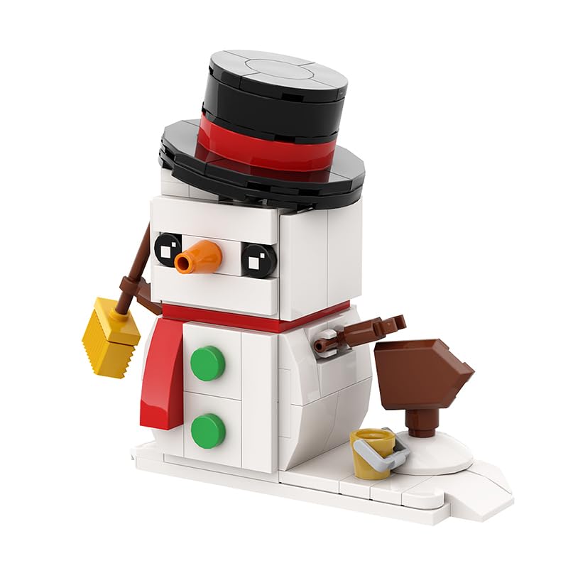 607 Pcs Christmas Building Toys Compatible with Lego, 4in1 Christmas Decor Toys Featuring Christmas Santa, Snowman, Reindeer, Nutcracker Building Blocks Sets, Xmas Gifts for Kids Boys Girls Adults