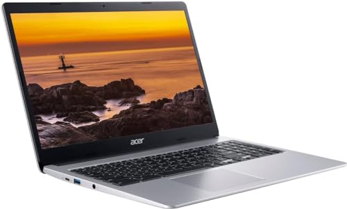 acer 2023 Newest Chromebook 315 Laptop, 15.6" HD Display, Intel Celeron N4020(Up to 2.8GHz), 4GB RAM, 64GB eMMC, Intel UHD Graphics, 12.5H Long Battery, WiFi, Bluetooth, Chrome OS