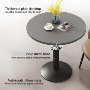 Office Reception Room Club Table,1 Table 3 Chairs,Small Conference Room Tables,Coffee Table And Chair Set,Round Table Simple Kitchen Dining Table,Meetings Negotiation Table,Save Space ( Color : Light