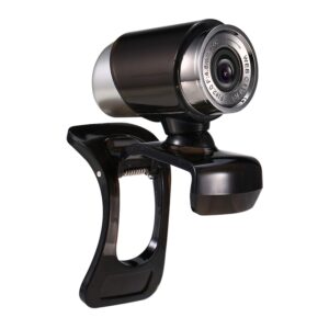 ADBEN 480P Webcam Live Streaming Webcam 360 Degree Rotatable USB Web Camera for PC Laptop Clip-On Webcam for Video Conference Meeting Gaming Desktop Office