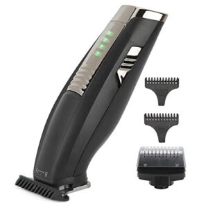 dioche electric hair clipper, usb rechargeable beard trimmer shaver, cordless trimmer for men, fast cutting, r shaped cutter head, 600mah battery, 85 min use time, 2h charging time