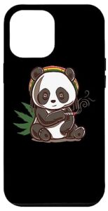 iphone 15 pro max weed smoking panda marijuana cannabis stoner thc cbd 420 case