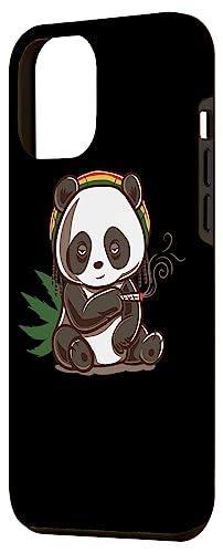 iPhone 15 Pro Max Weed Smoking Panda Marijuana Cannabis Stoner THC CBD 420 Case